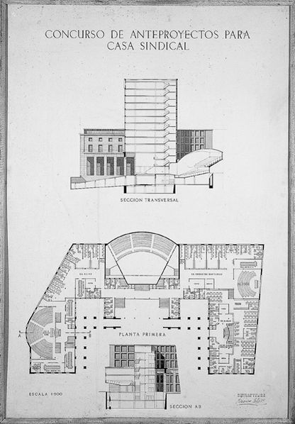 Trade Union House Madrid | Architectuul