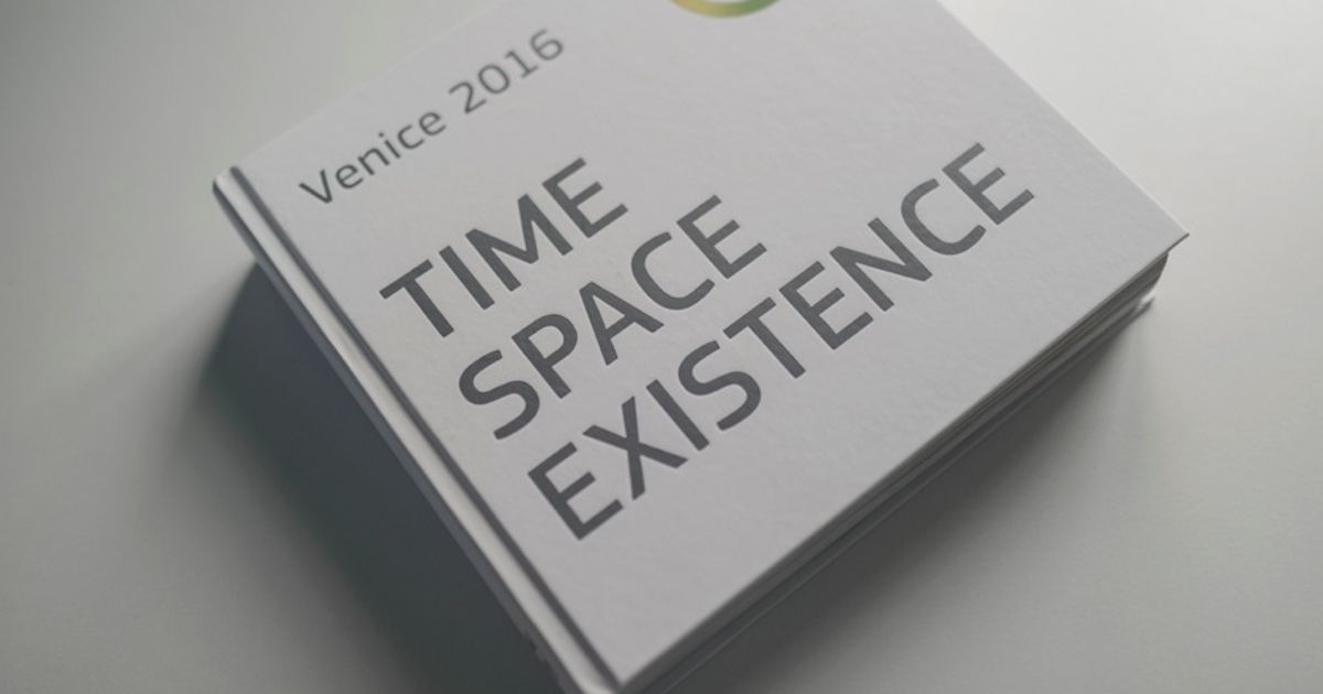 Time, Space, Existence | Architectuul