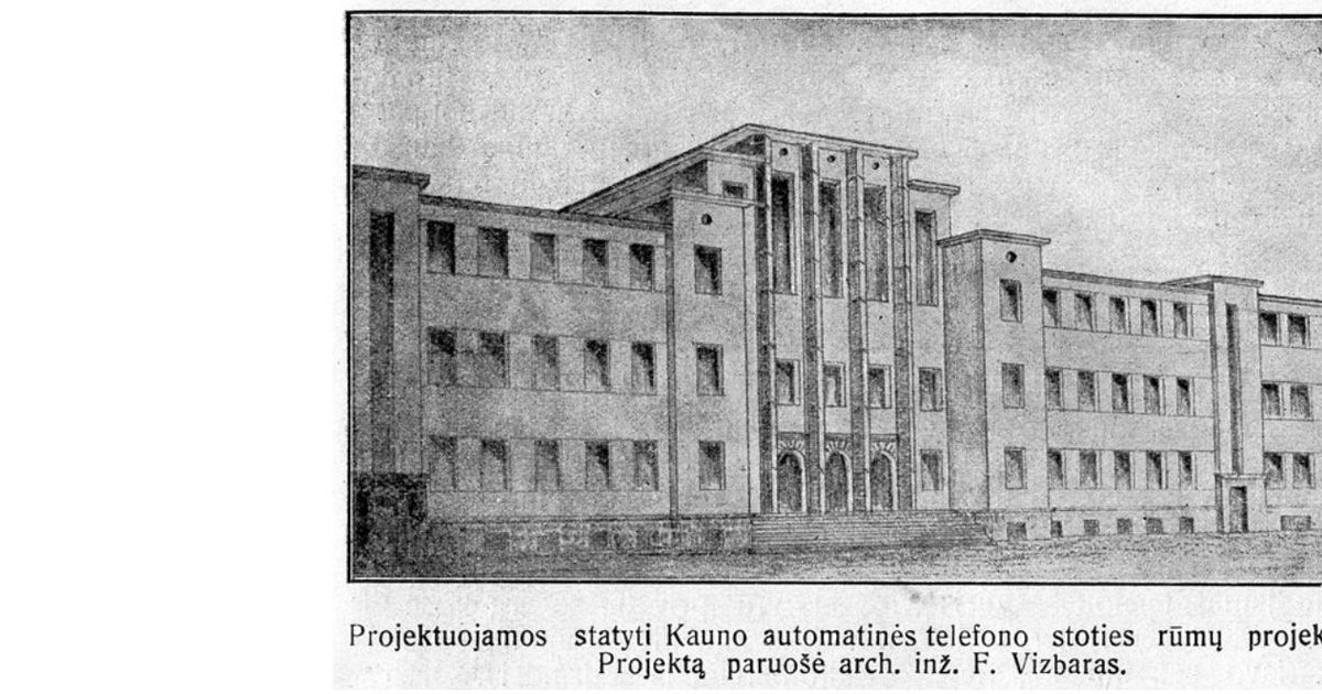 Kaunas' Telephone Exchange Building | Architectuul