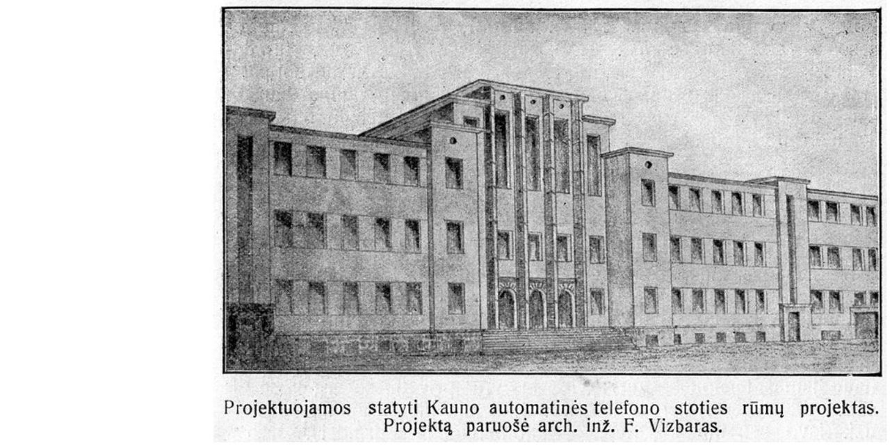 Kaunas' Telephone Exchange Building — Kaunas